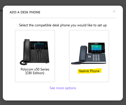 Yealink SIP Phone Configuration (Updated)