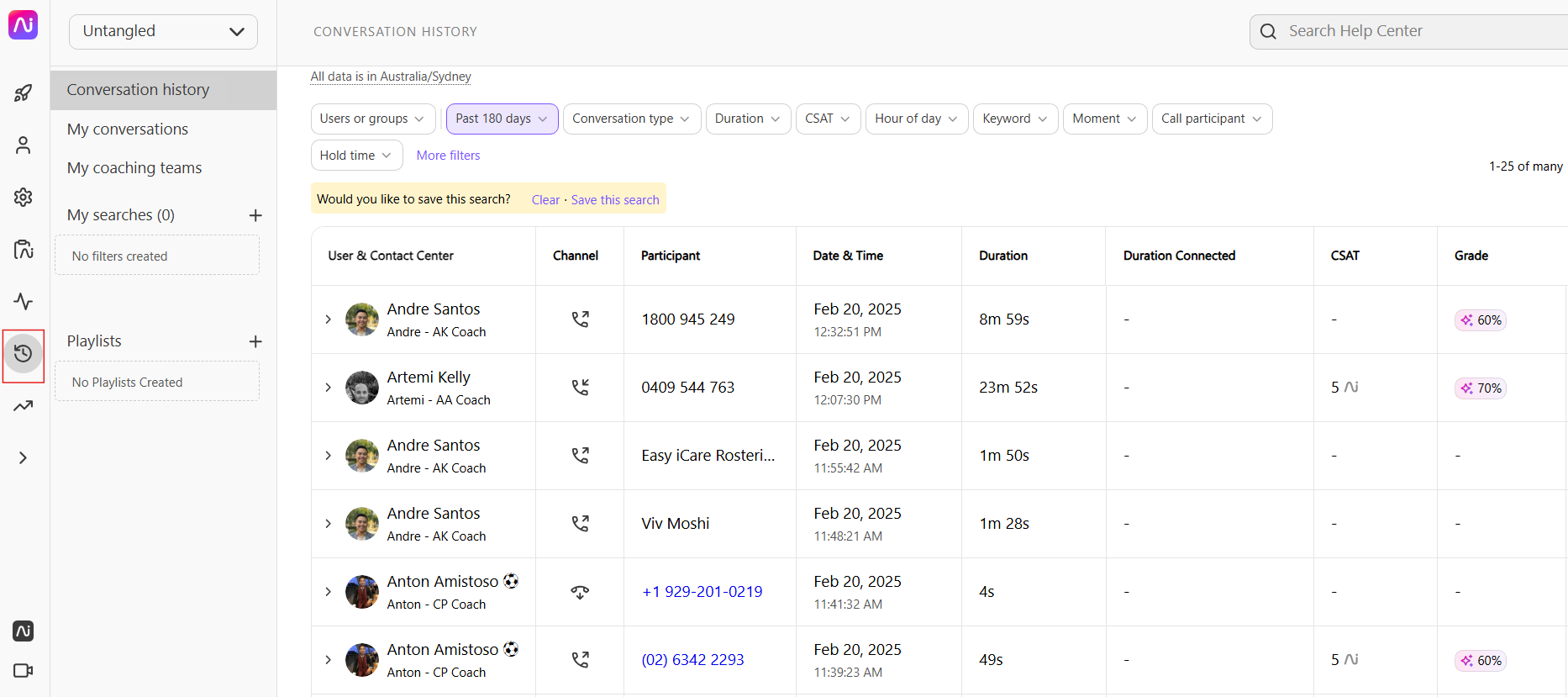 How To Filter Customer Data from Conversation History Efficiently
