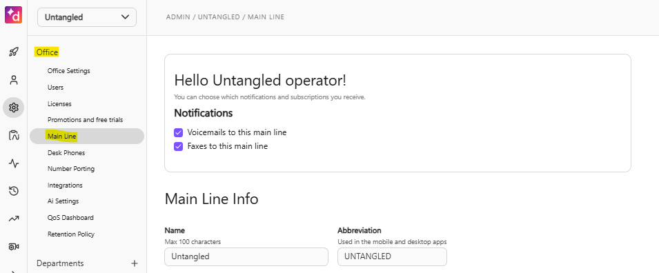 Managing Your Main Line in Dialpad: Settings, Hours & Call Flow